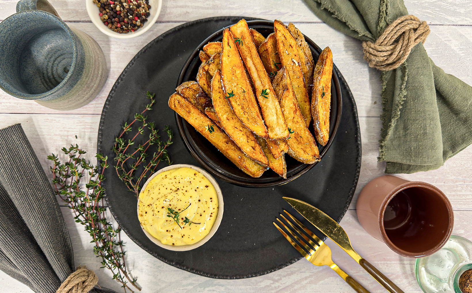 Wagyu Fat Chips with Confit Garlic & Truffle Aioli Recipe – Fine Food ...